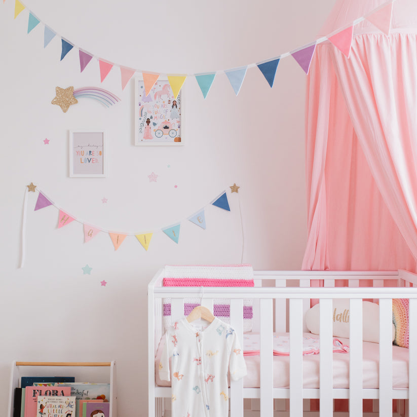 Pastel Rainbow Personalised Name Bunting – Styled To Sparkle
