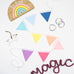 Pastel Rainbow Bunting - Pastel Girl's Decorations – Styled To Sparkle